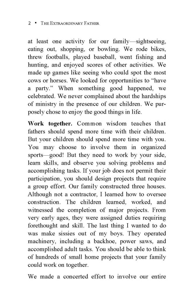 The Extraordinary Father – Christ Life Ministries